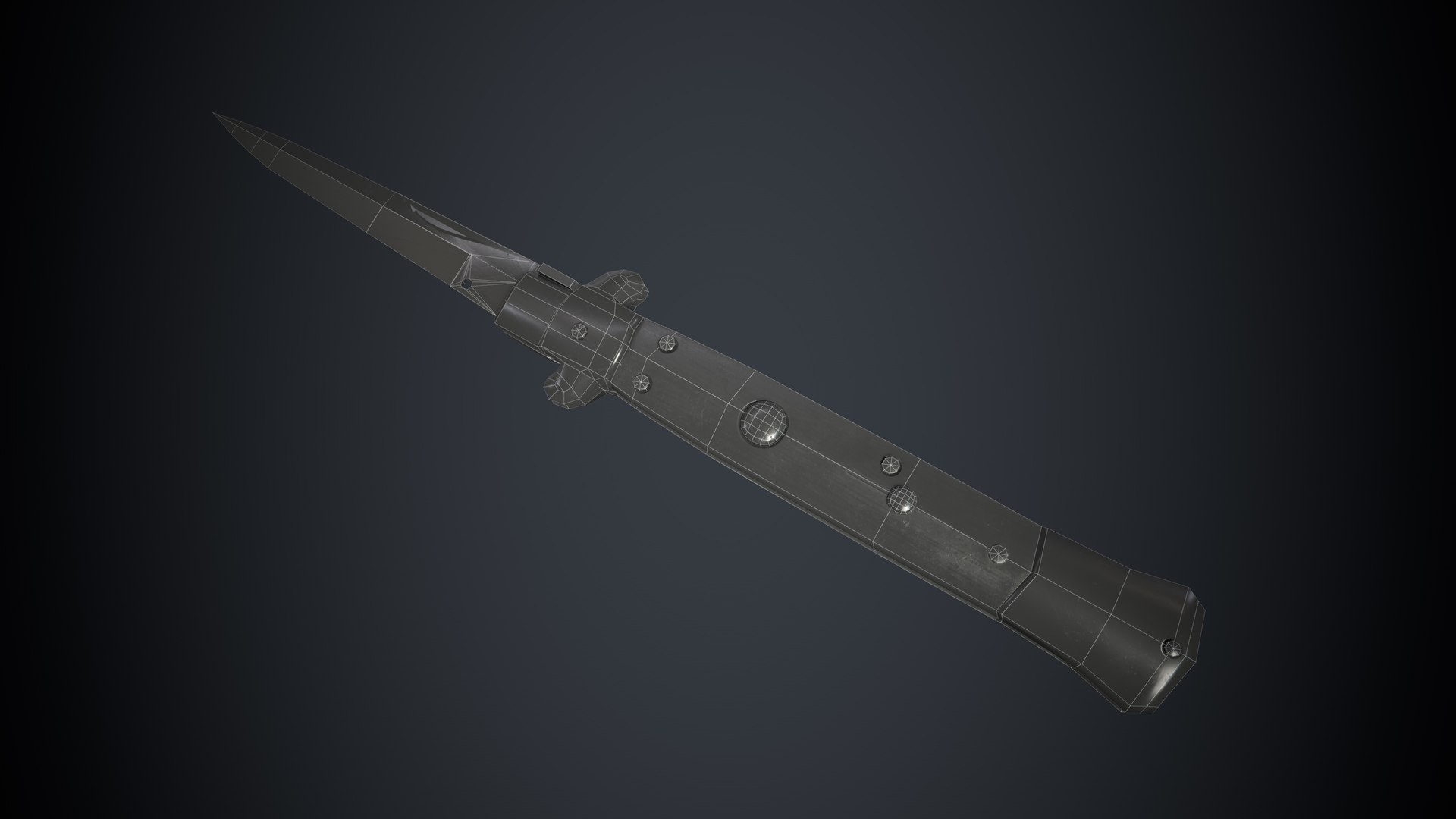 Stiletto Switchblade Pbr 3D Model - TurboSquid 1598486