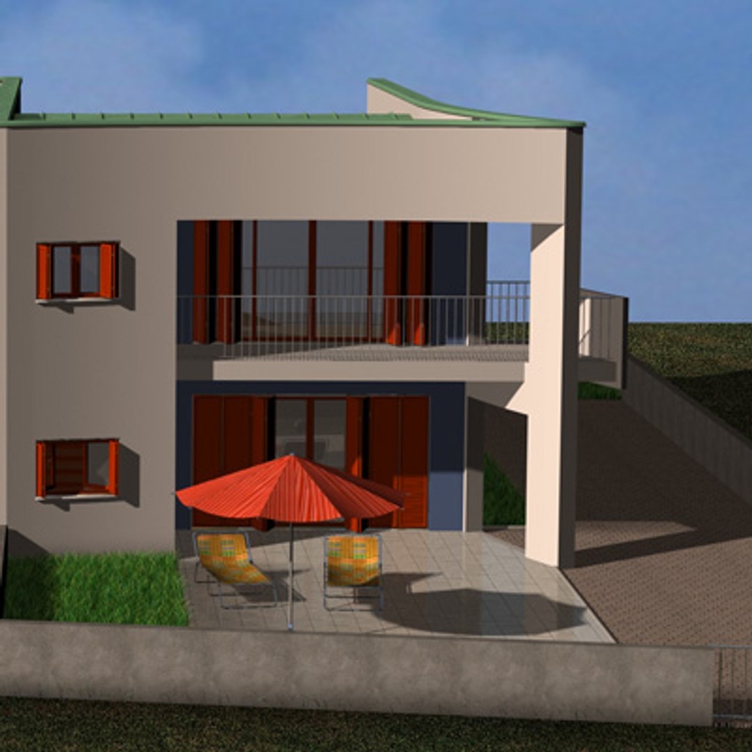 3d C4d House Interiors