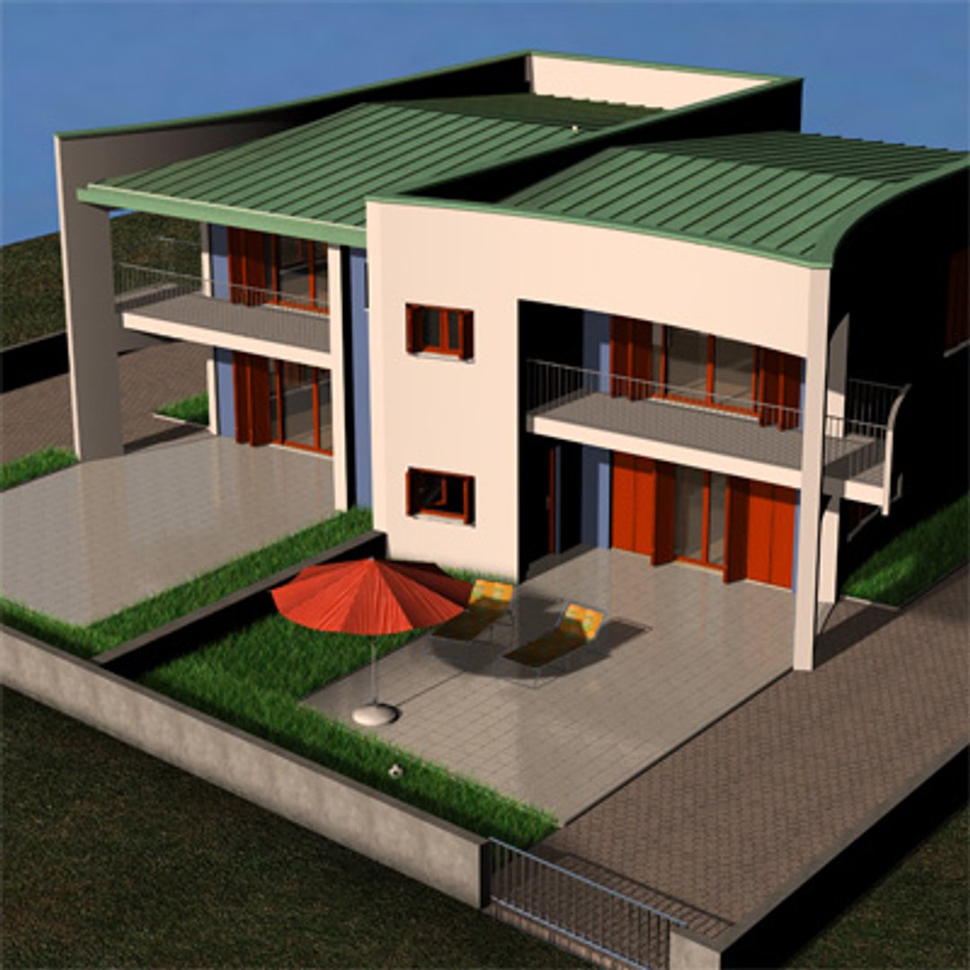 3d C4d House Interiors