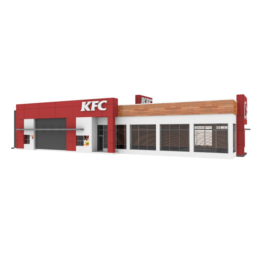 3d Model Kfc Restaurant
