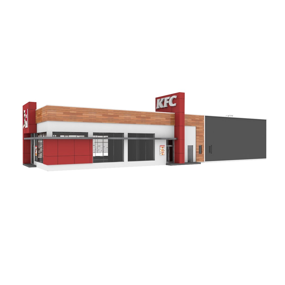 3d Model Kfc Restaurant