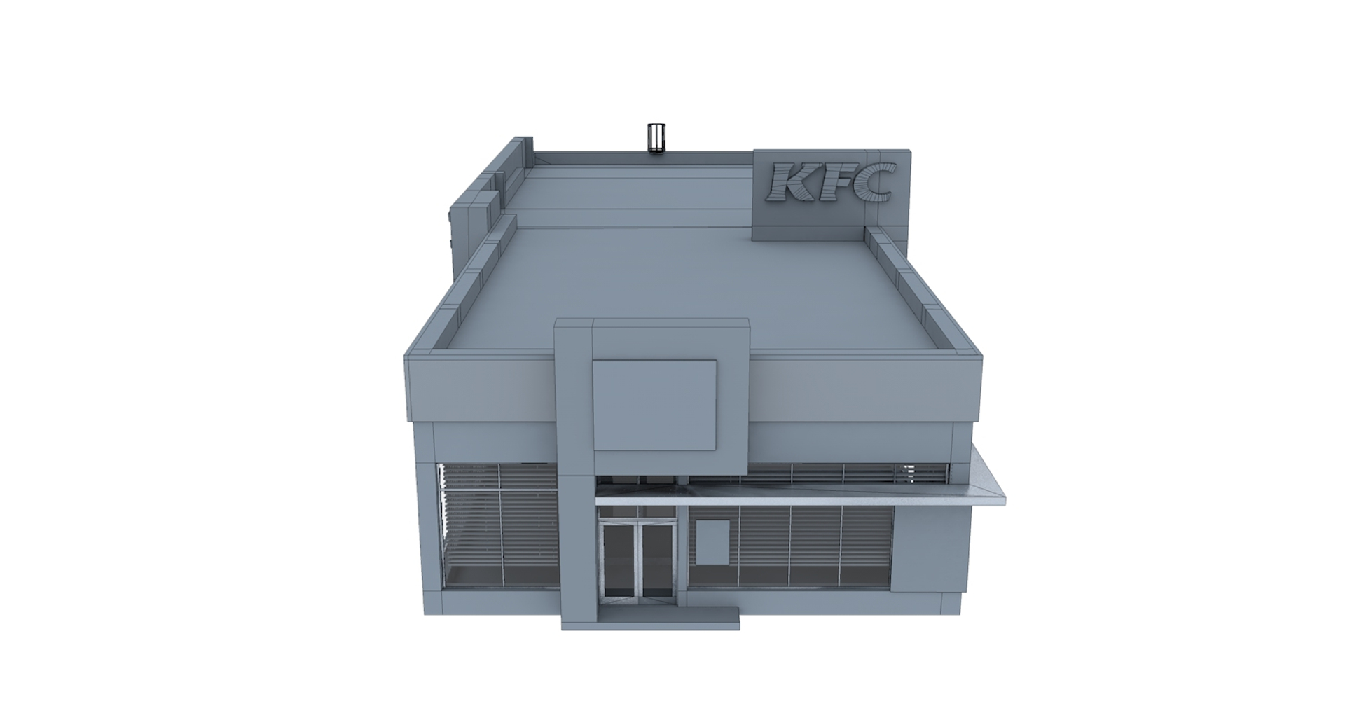 3d Model Kfc Restaurant