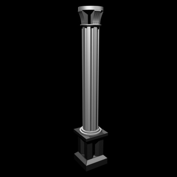 modern column 3d model