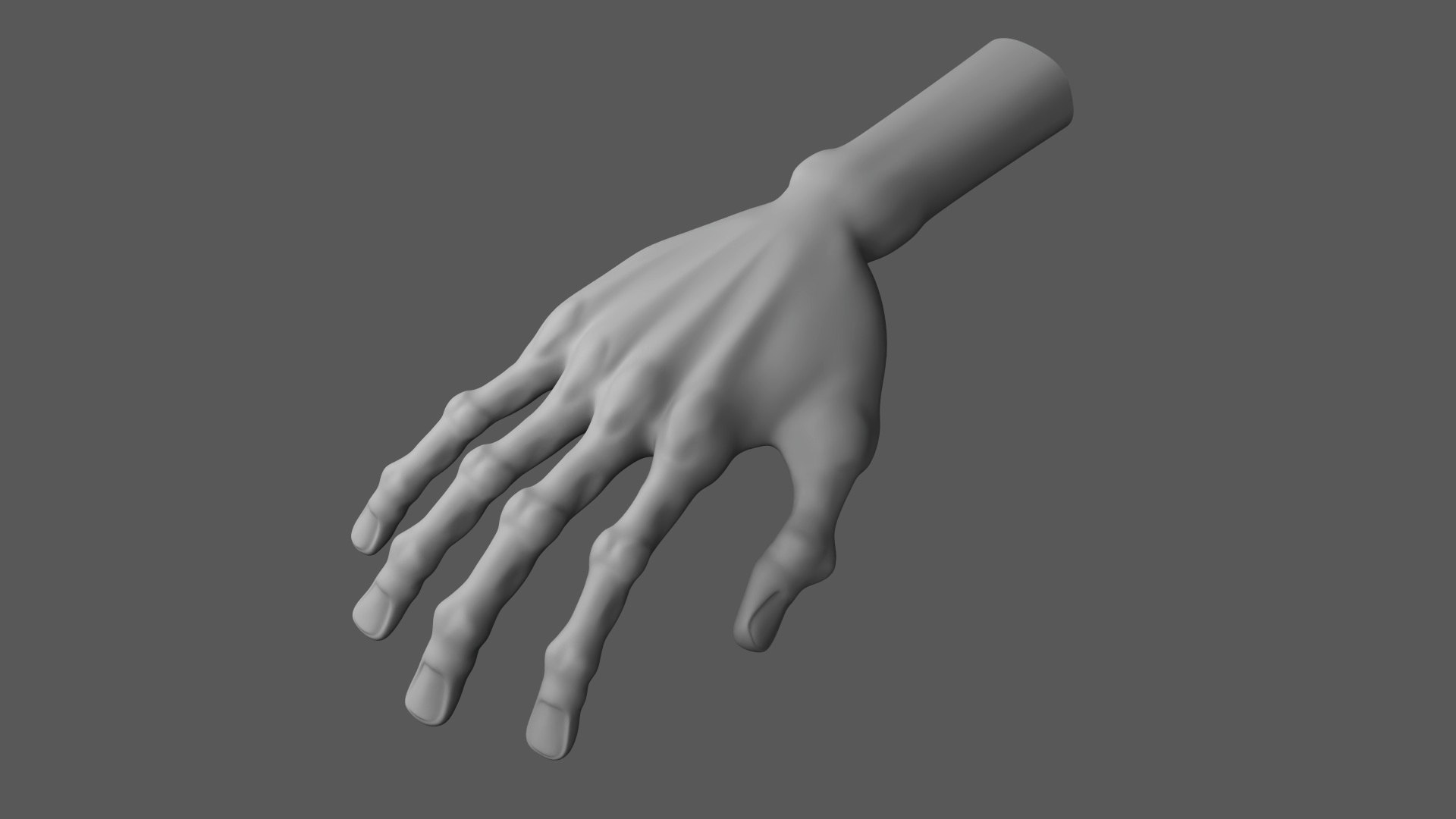 Cartoon Stylized Detailed Hand 3D Model 3D Model - TurboSquid 2237918