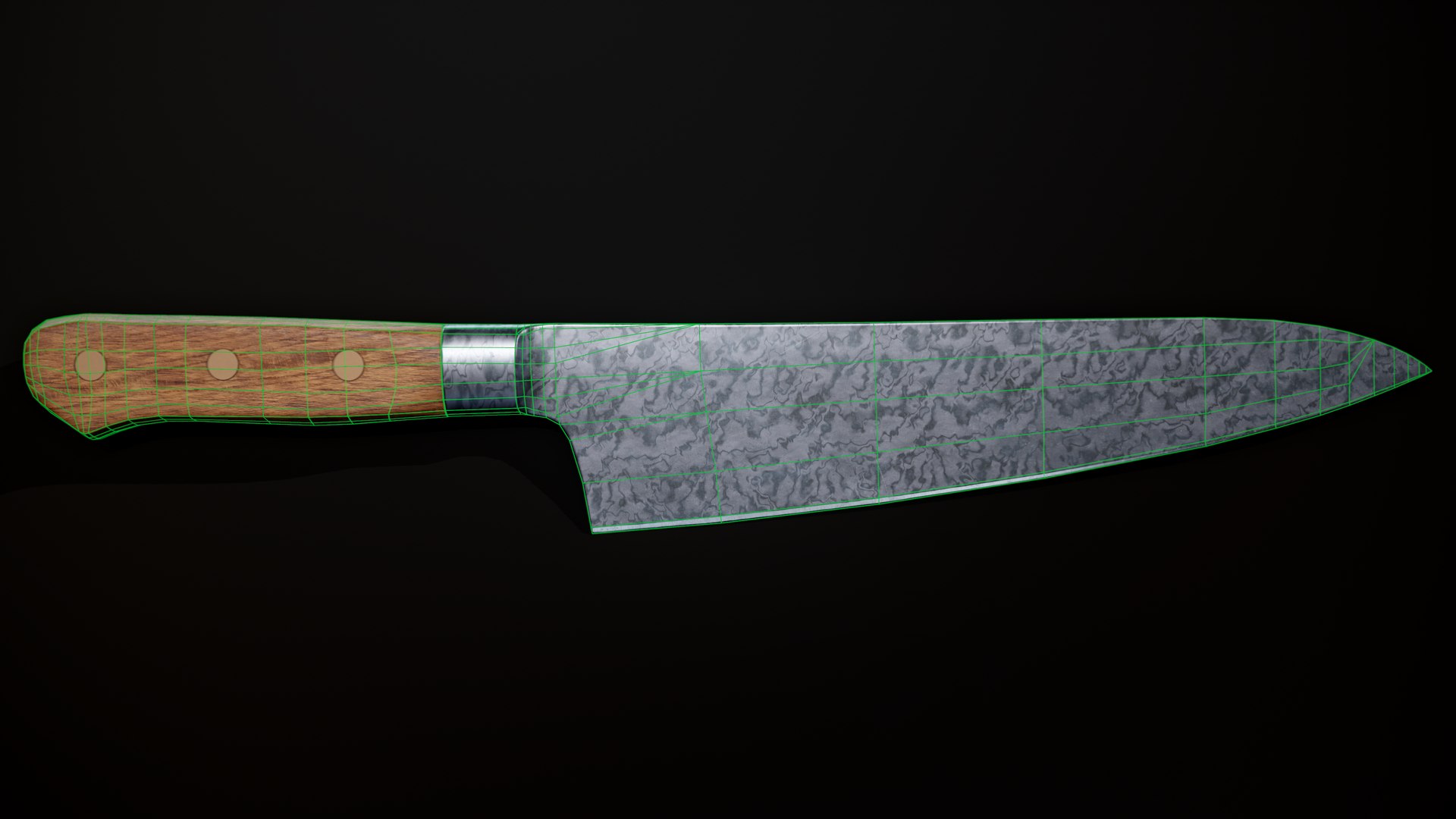 Knife kitchen realtime 3D model - TurboSquid 1649523