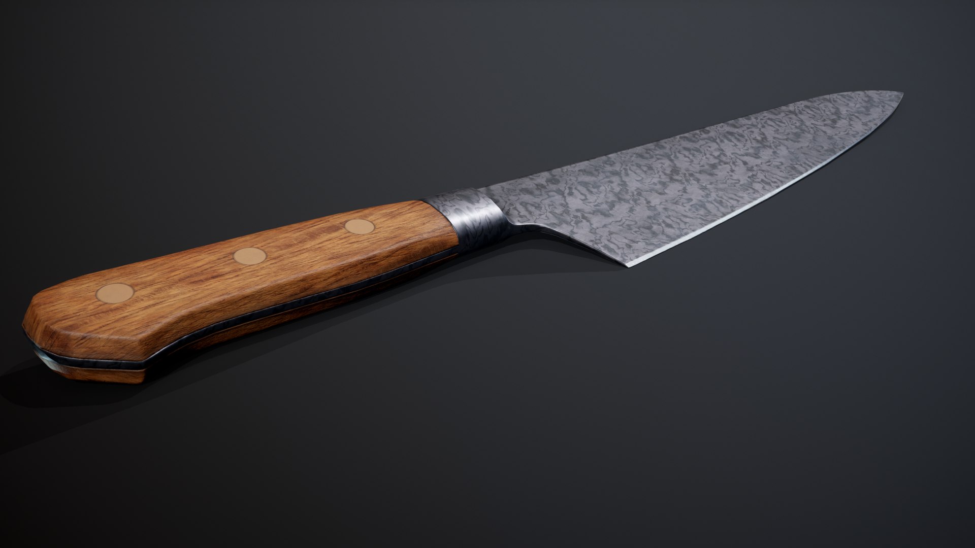Knife kitchen realtime 3D model - TurboSquid 1649523
