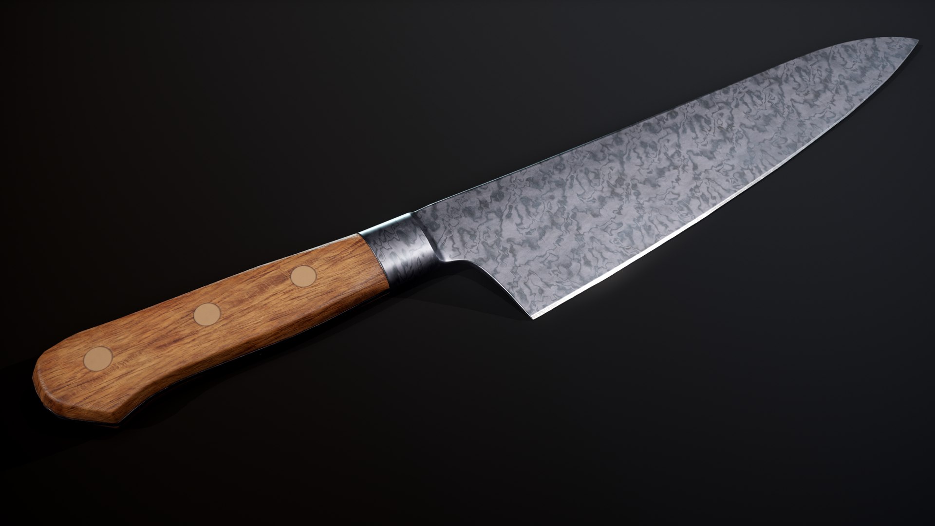 Knife kitchen realtime 3D model - TurboSquid 1649523