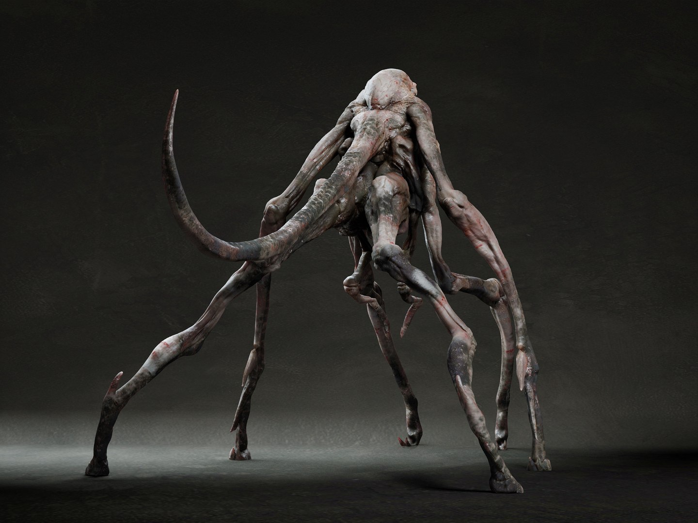 Spider Flesh Creature 3D Model - TurboSquid 1894171