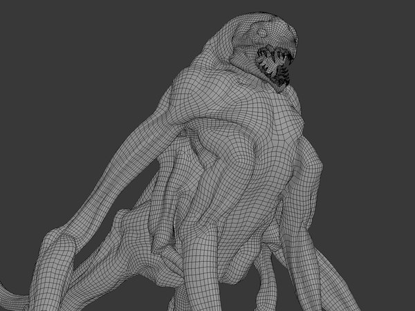 Spider flesh creature 3D model - TurboSquid 1894171