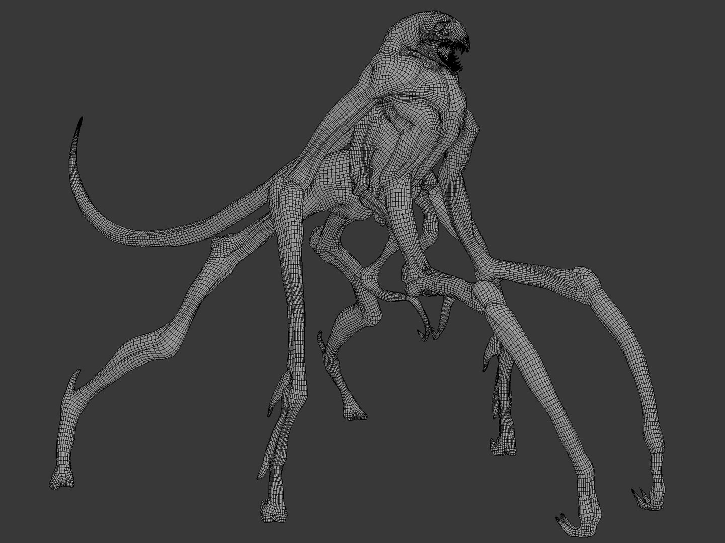 Spider Flesh Creature 3D Model - TurboSquid 1894171