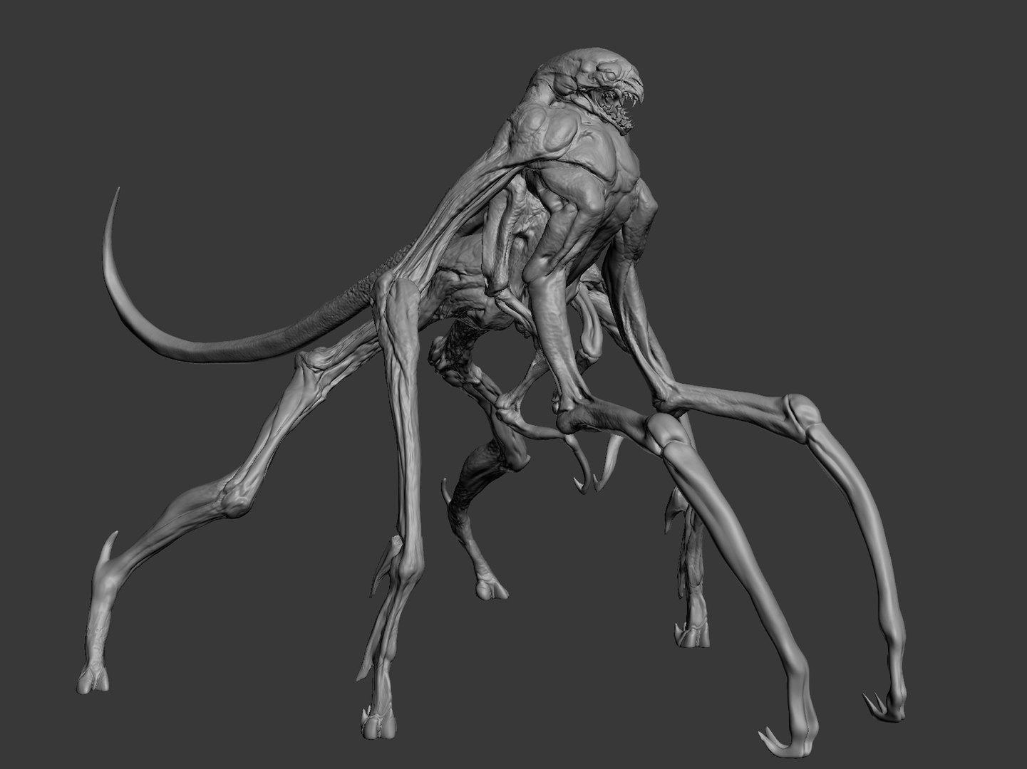 Spider Flesh Creature 3D Model - TurboSquid 1894171