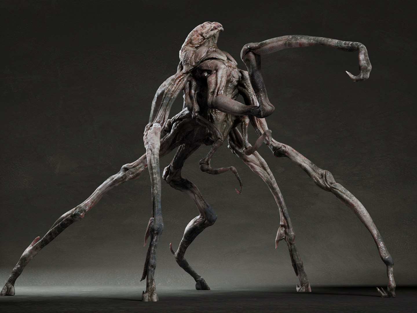 Spider Flesh Creature 3D Model - TurboSquid 1894171