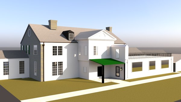 modelo 3d Graceland Elvis Mansion - TurboSquid 1924348
