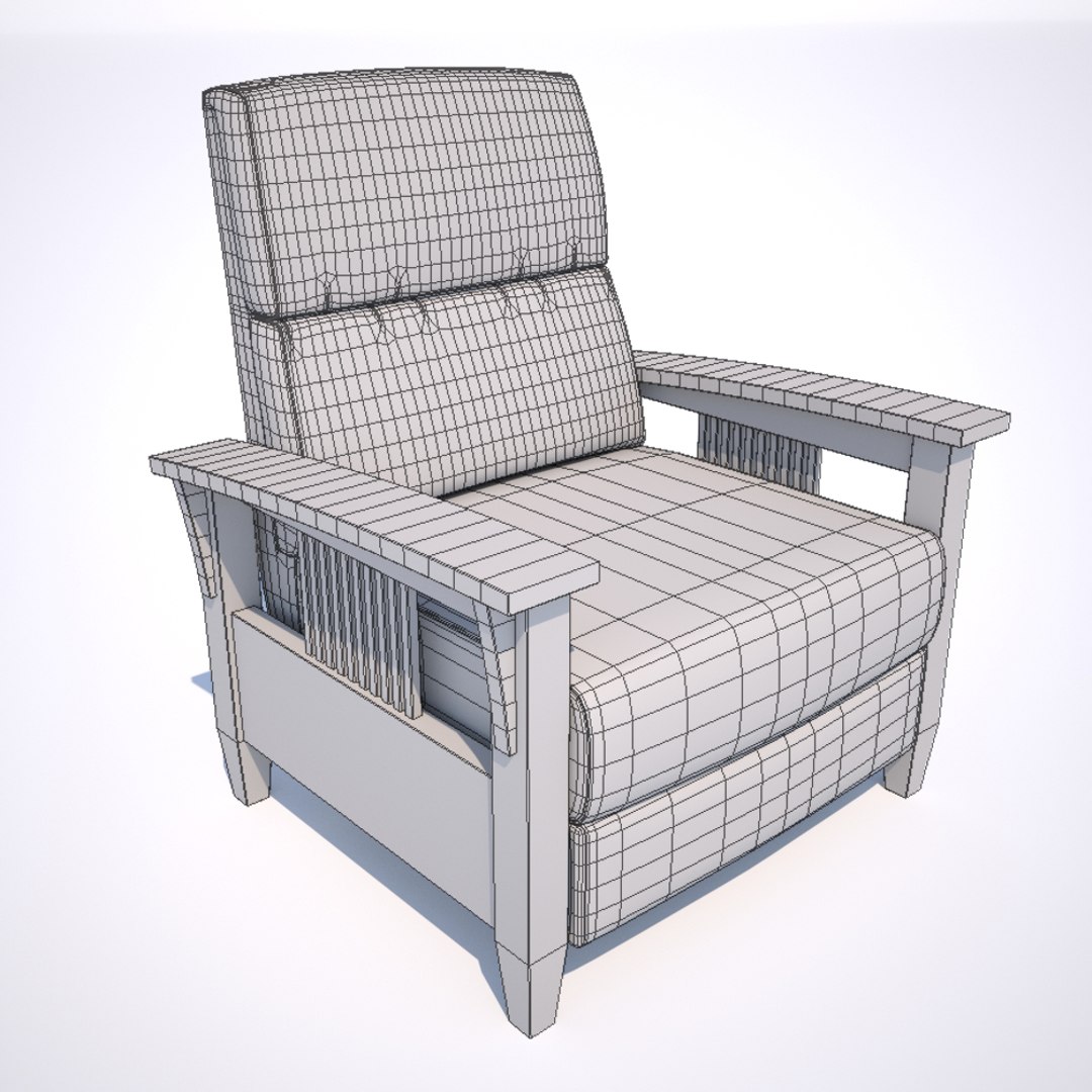 Lounge Chair 3d Obj