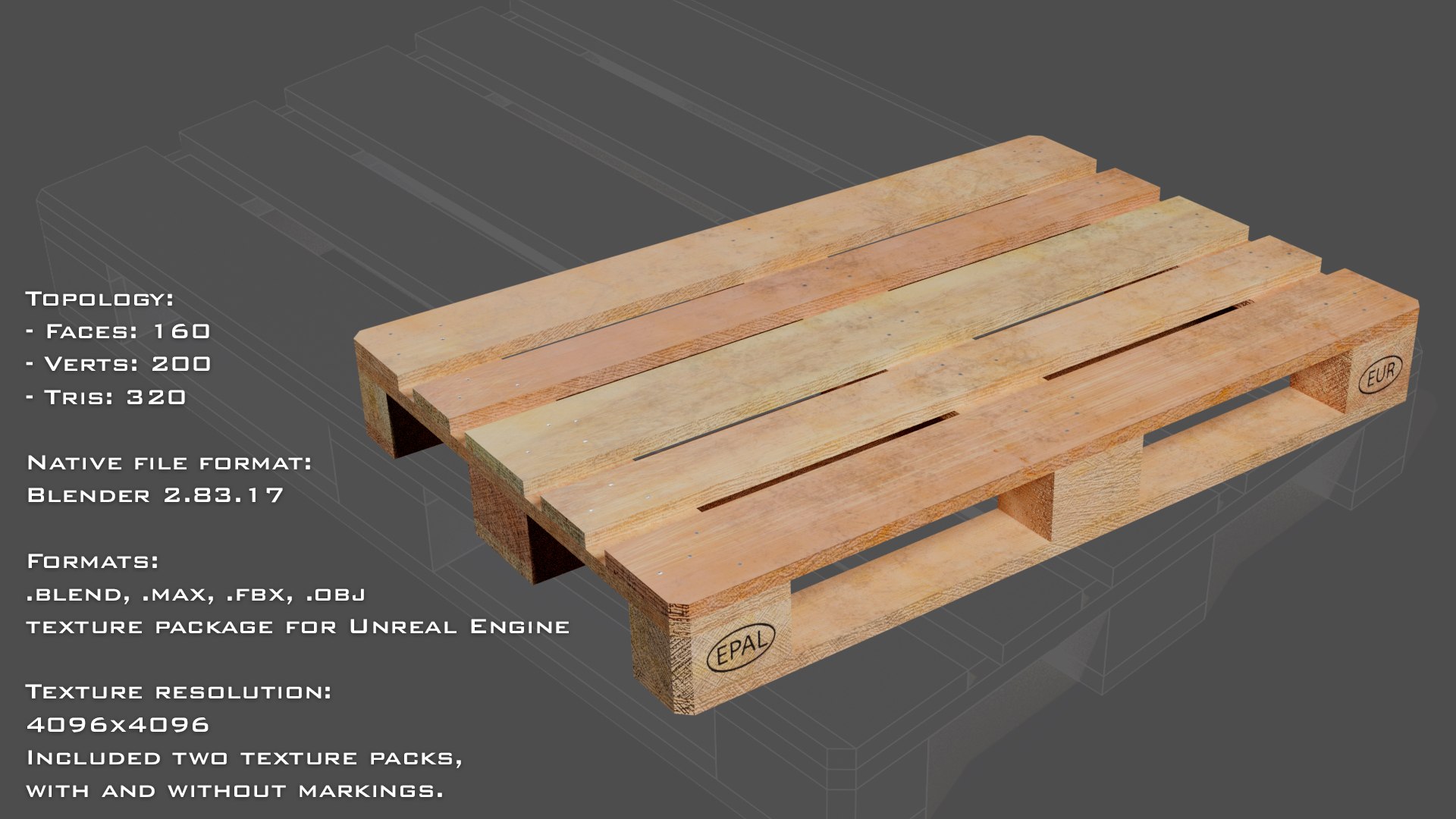 3D epal pallet use - TurboSquid 1602369
