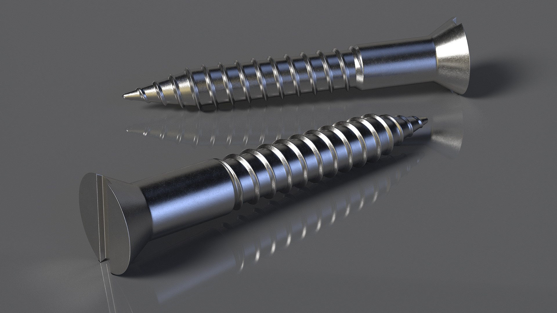 Wood Screw Model - TurboSquid 2240377