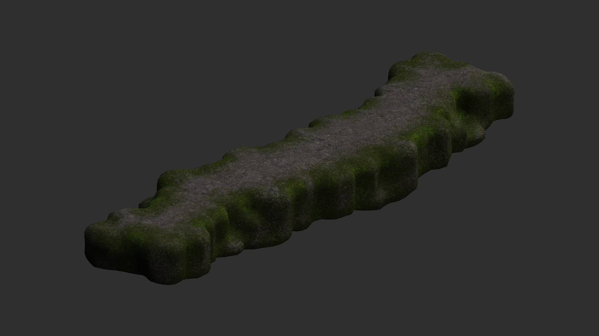 Rock Walkway 2 - Moss 1 3D Model - TurboSquid 2080472