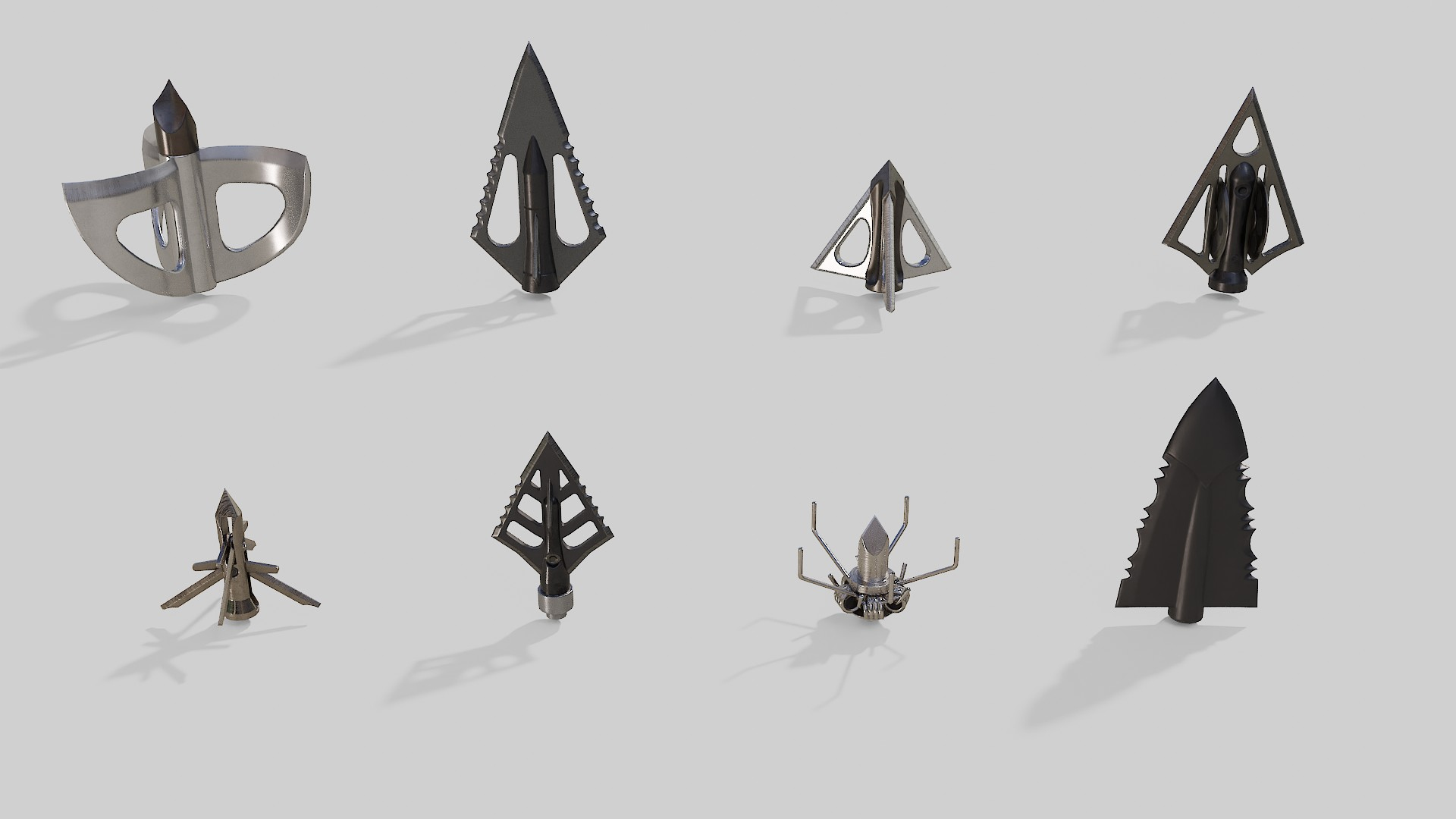 16 Arrowheads Game Ready 3D Model - TurboSquid 2351485