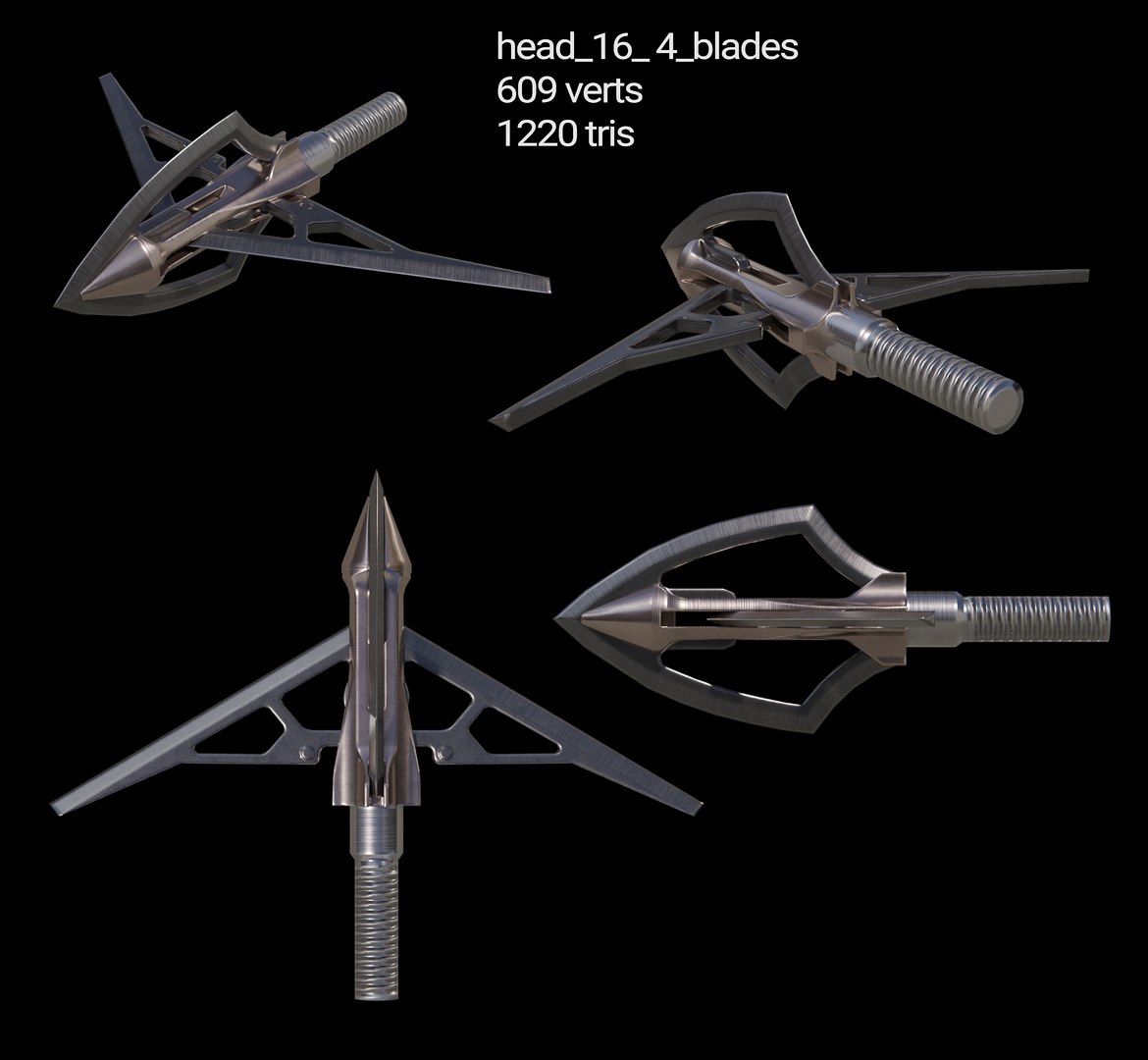 16 Arrowheads Game Ready 3D Model - TurboSquid 2351485