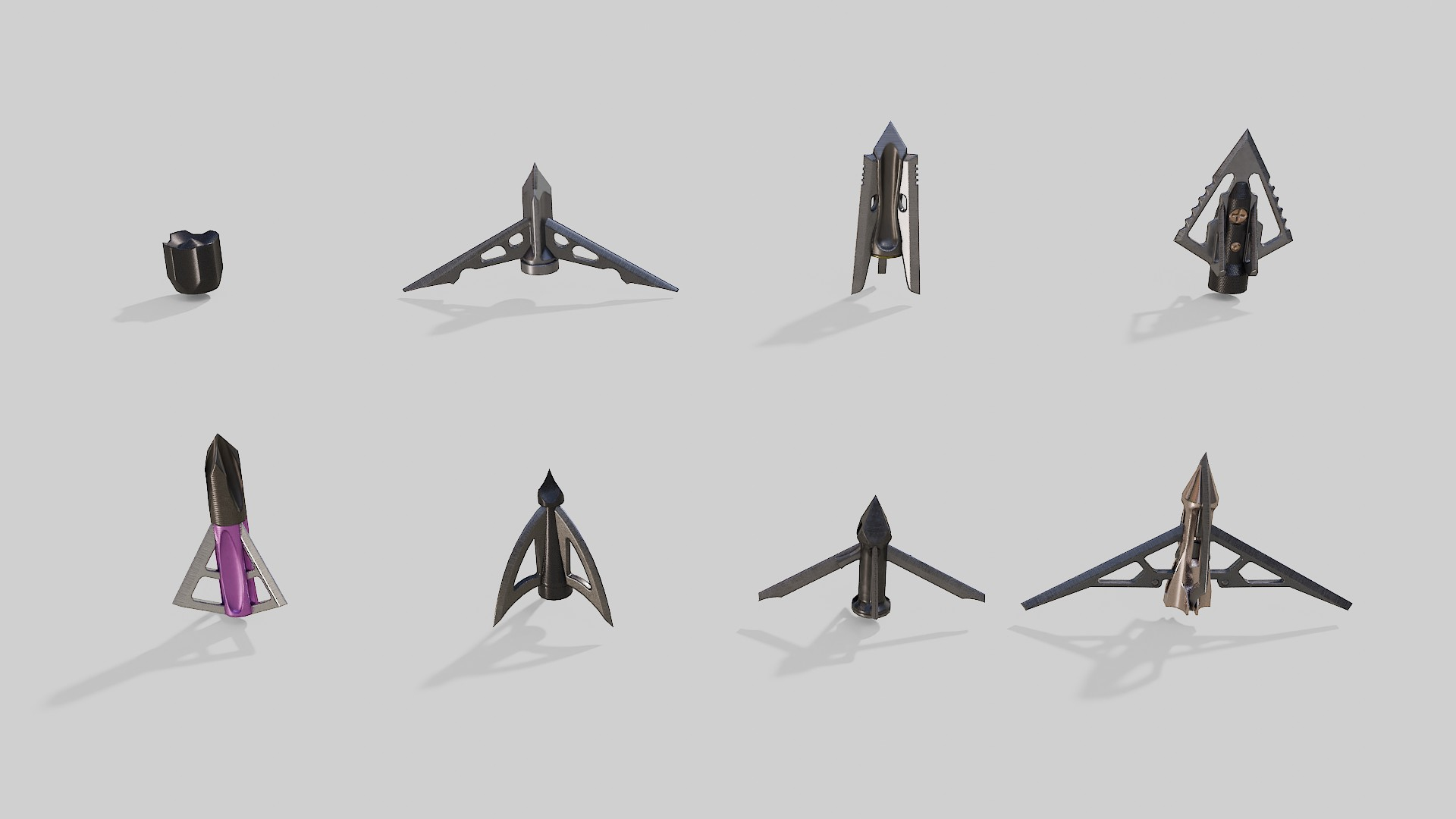 16 Arrowheads Game Ready 3D Model - TurboSquid 2351485