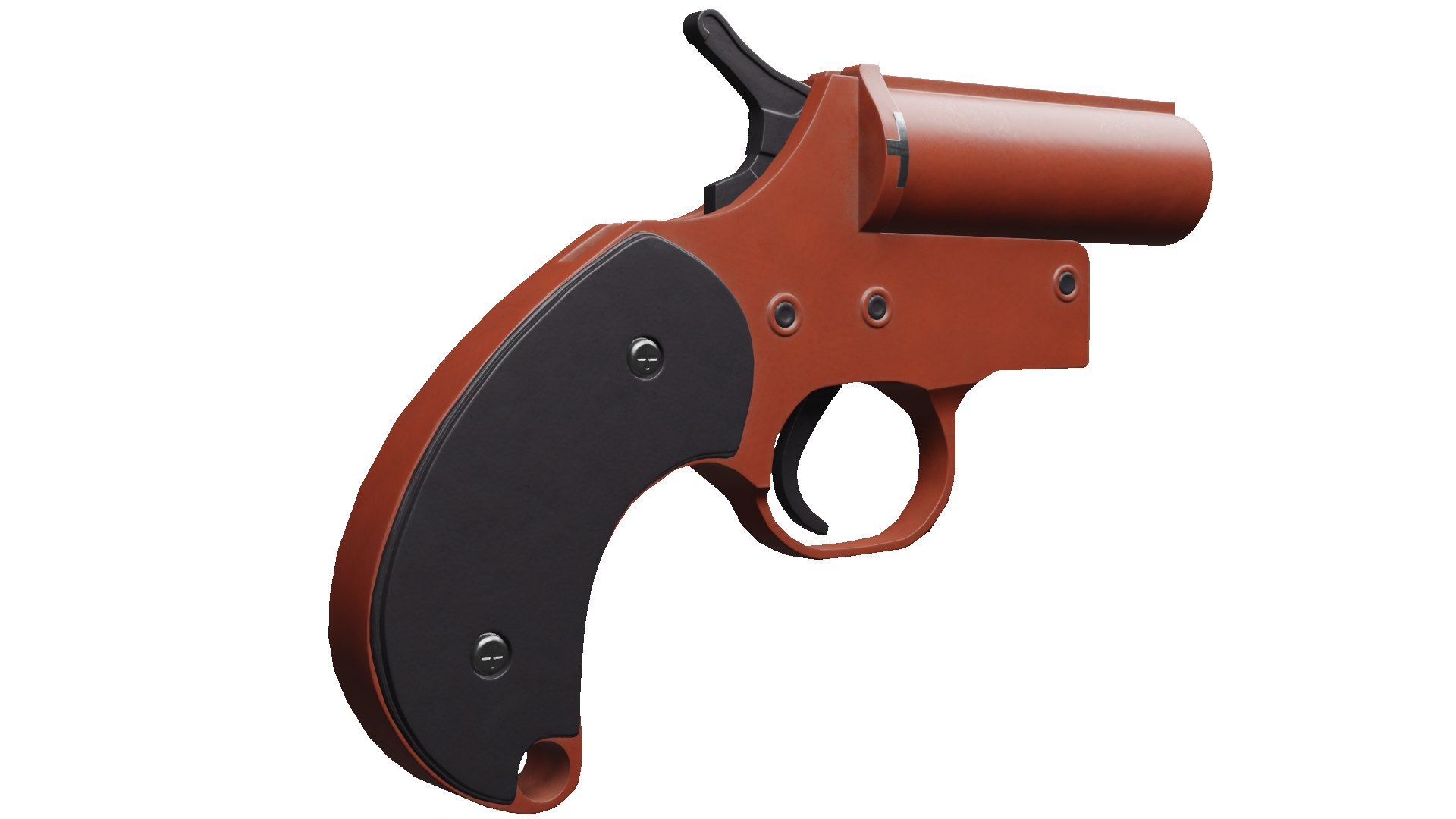 Flare Gun 3D Model - TurboSquid 2123853