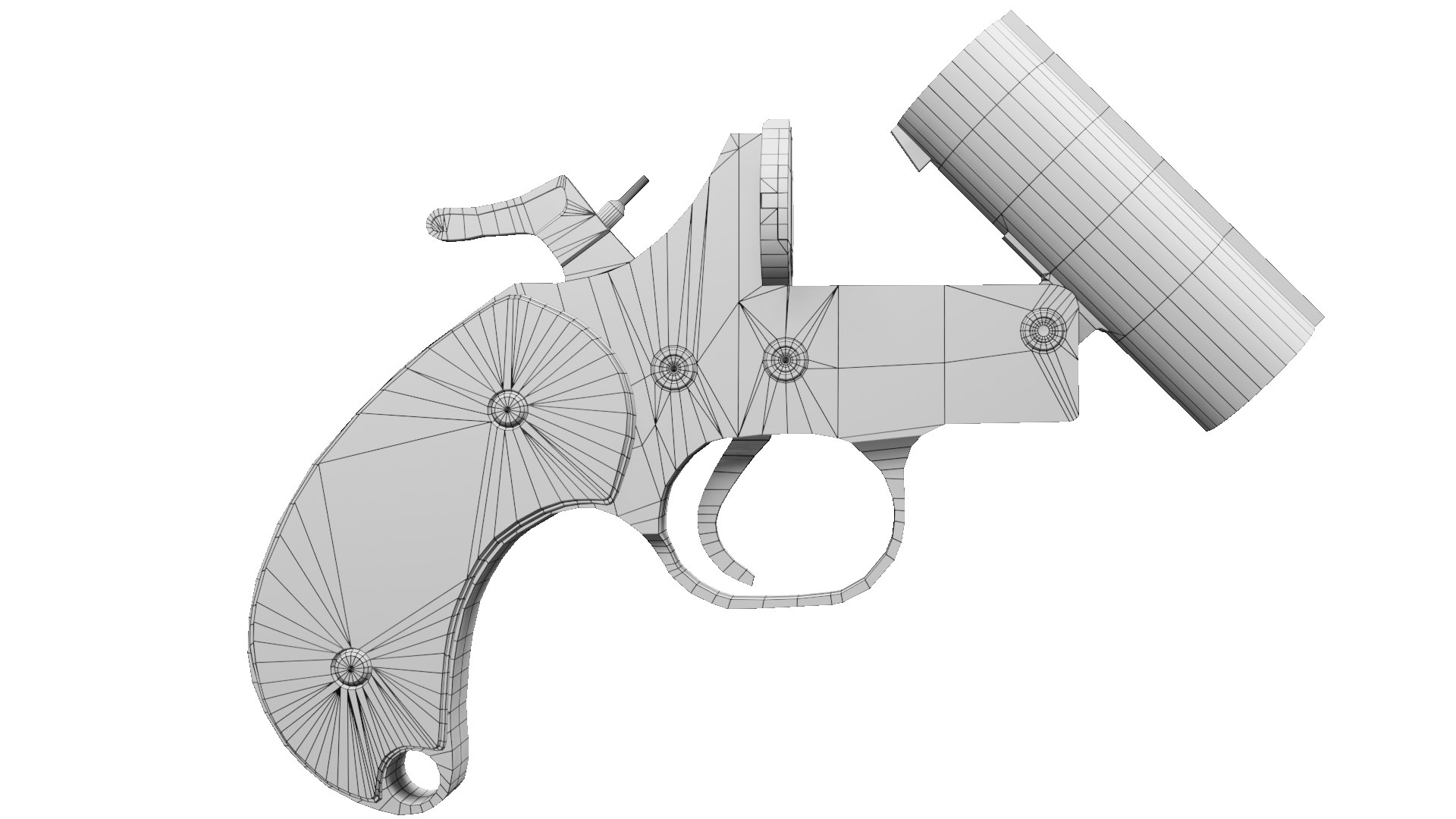 Flare Gun 3D Model - TurboSquid 2123853