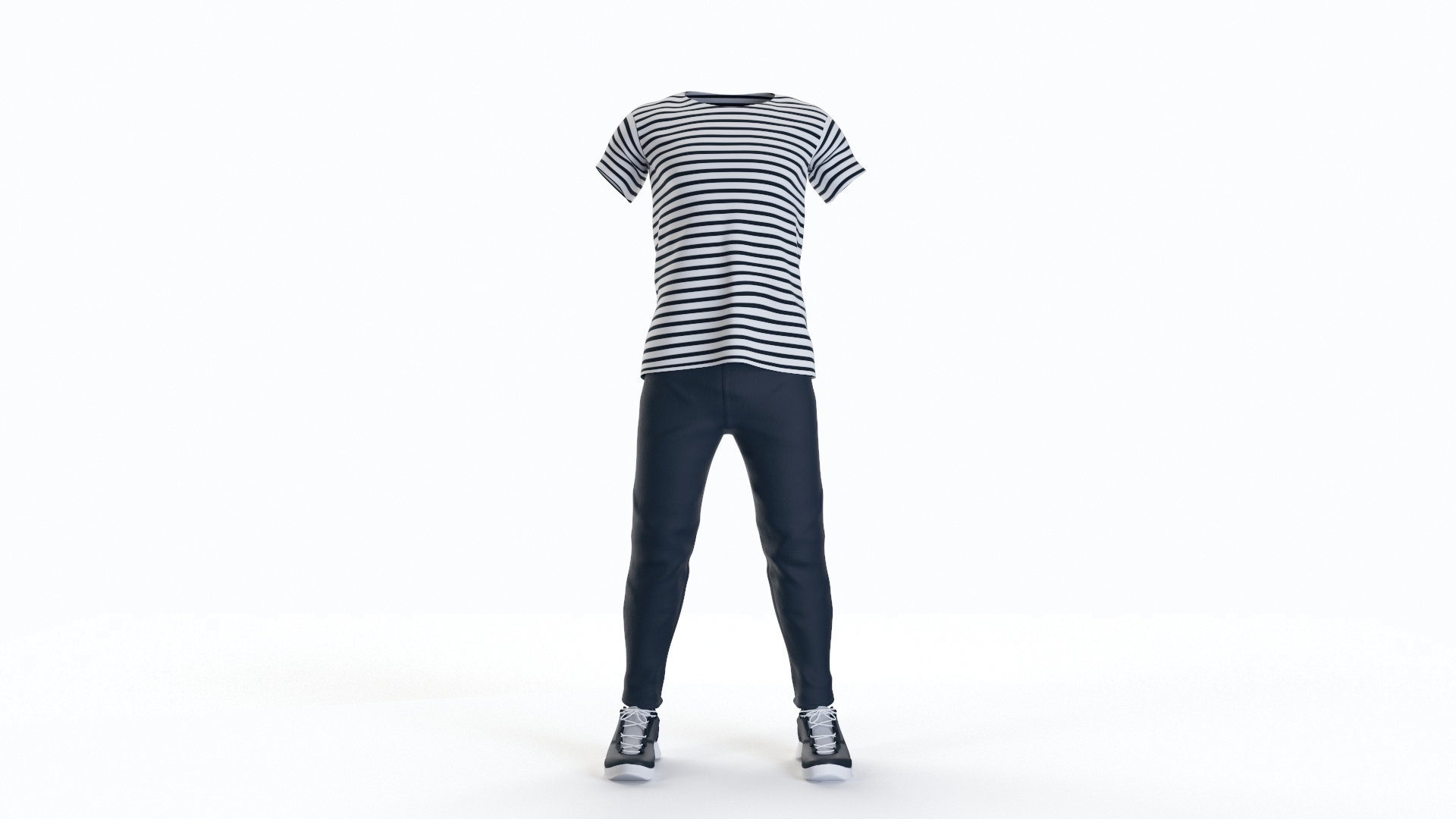 Male Casual Spring Clothing Model - TurboSquid 2172165