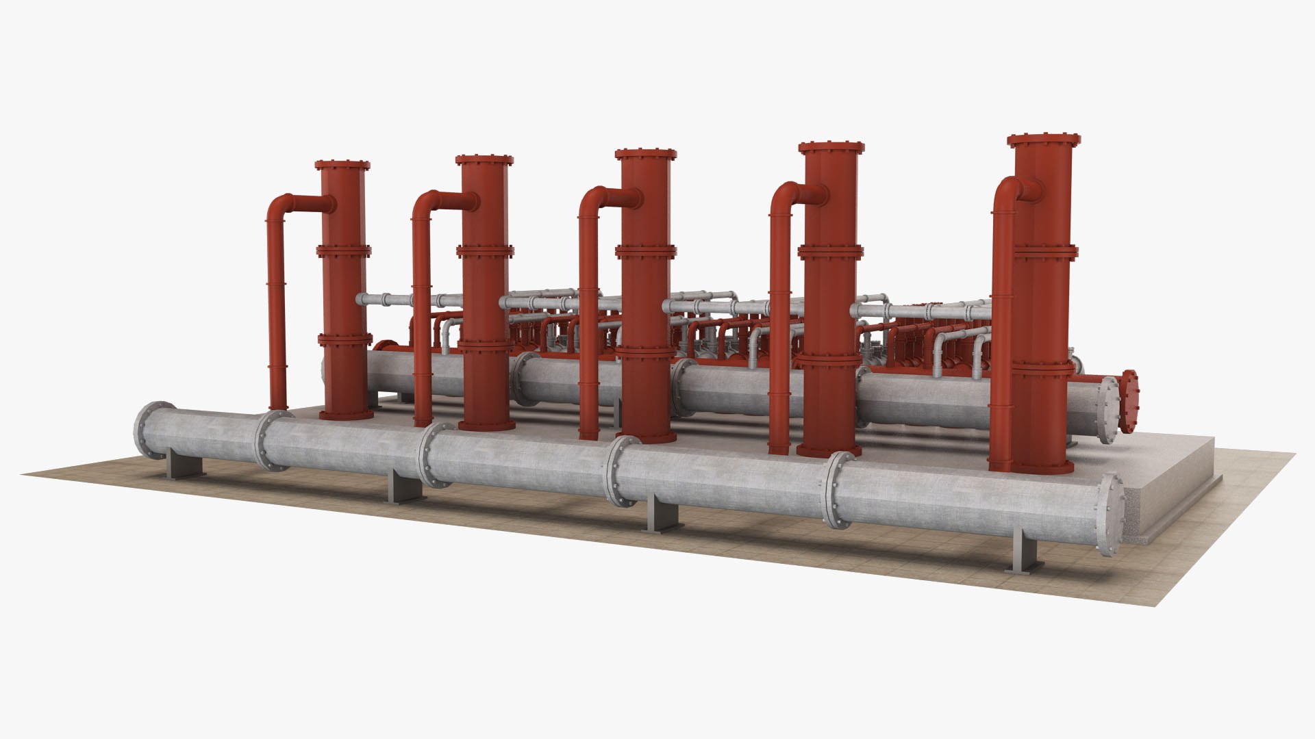 3D Piping 1 Model - TurboSquid 1538882