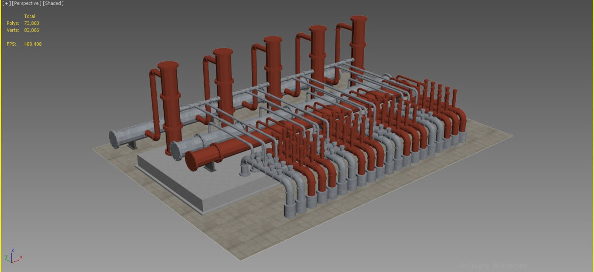 3D Piping 1 Model - TurboSquid 1538882