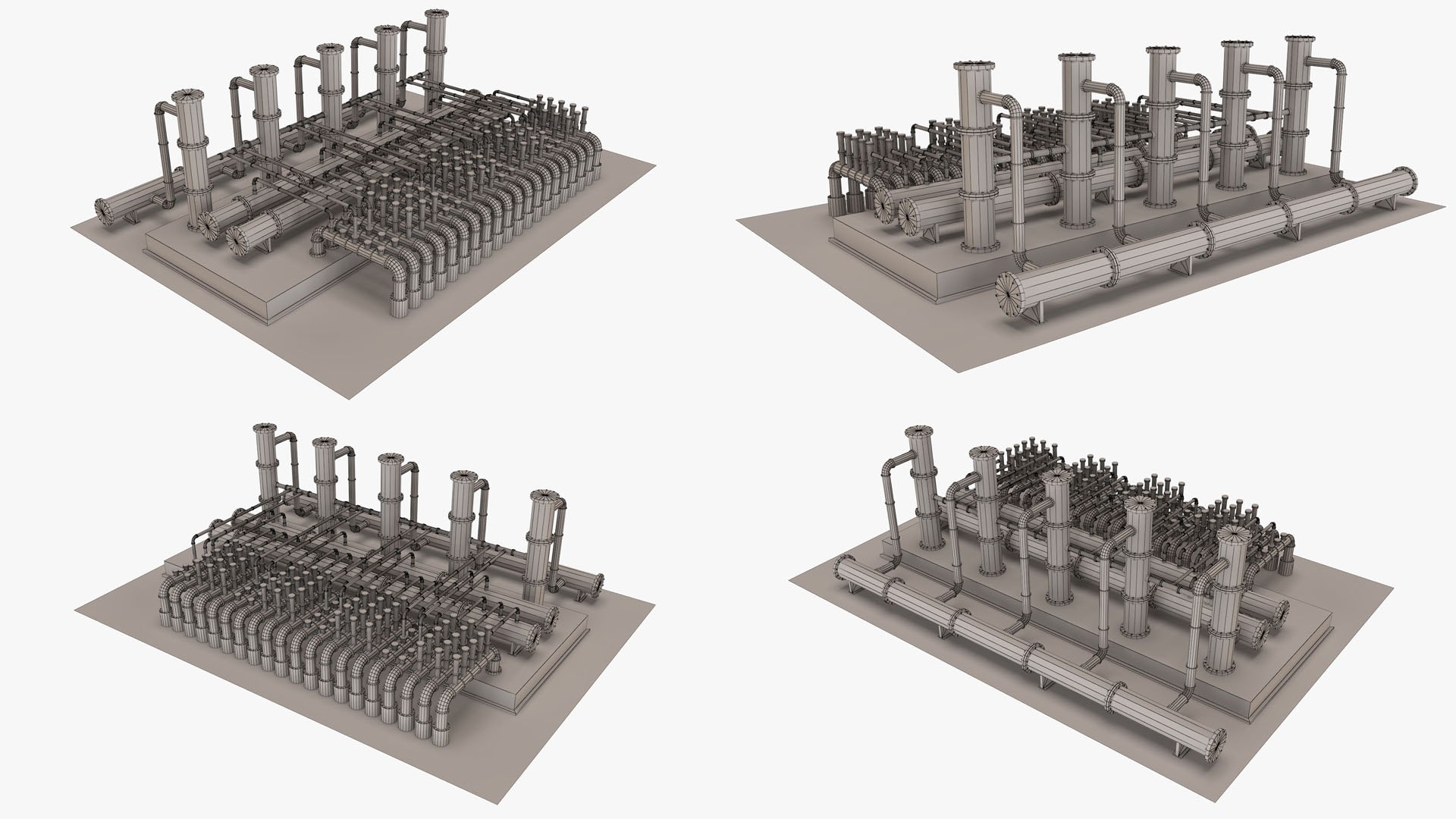 3D Piping 1 Model - TurboSquid 1538882