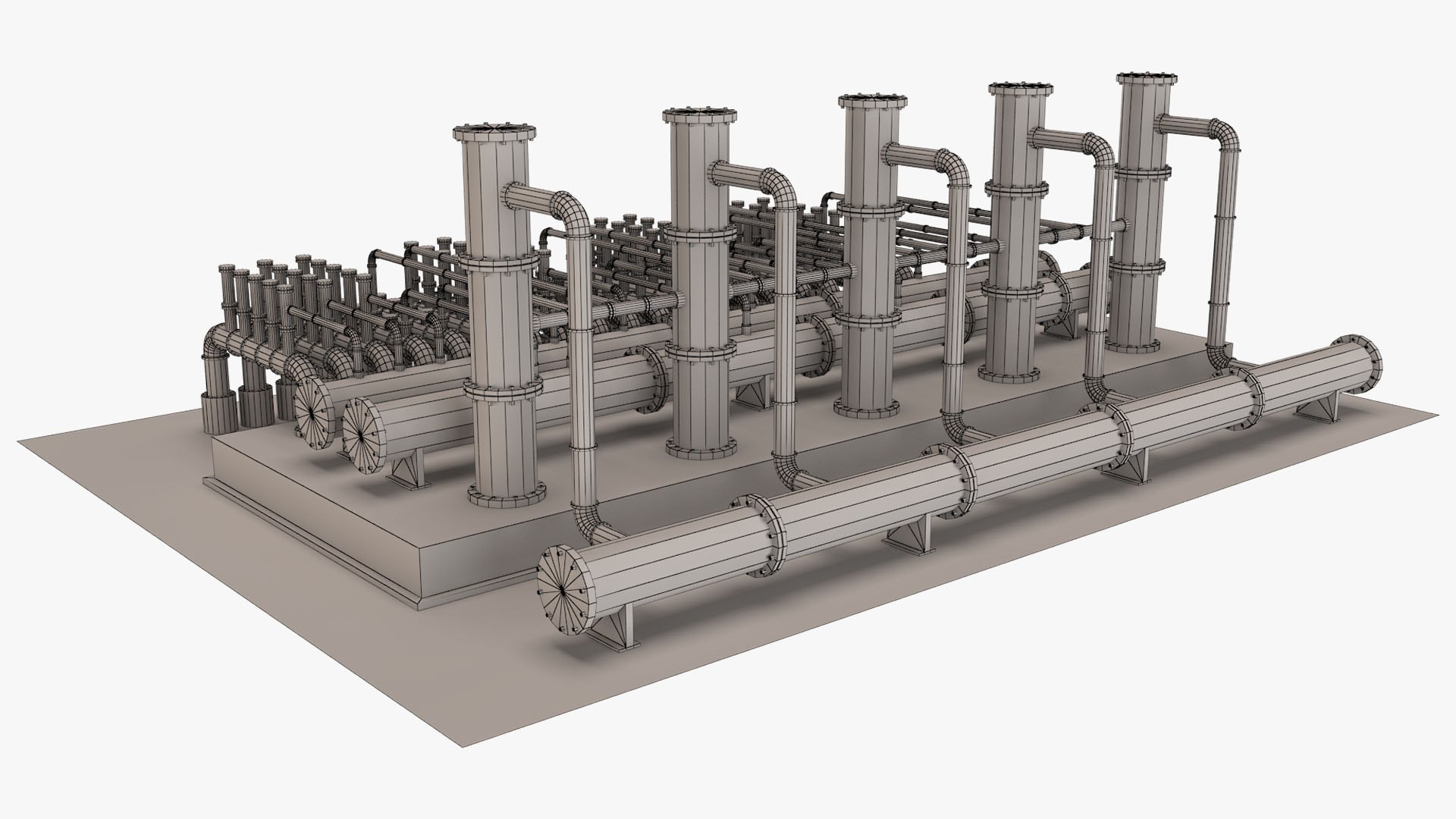 3D Piping 1 Model - TurboSquid 1538882