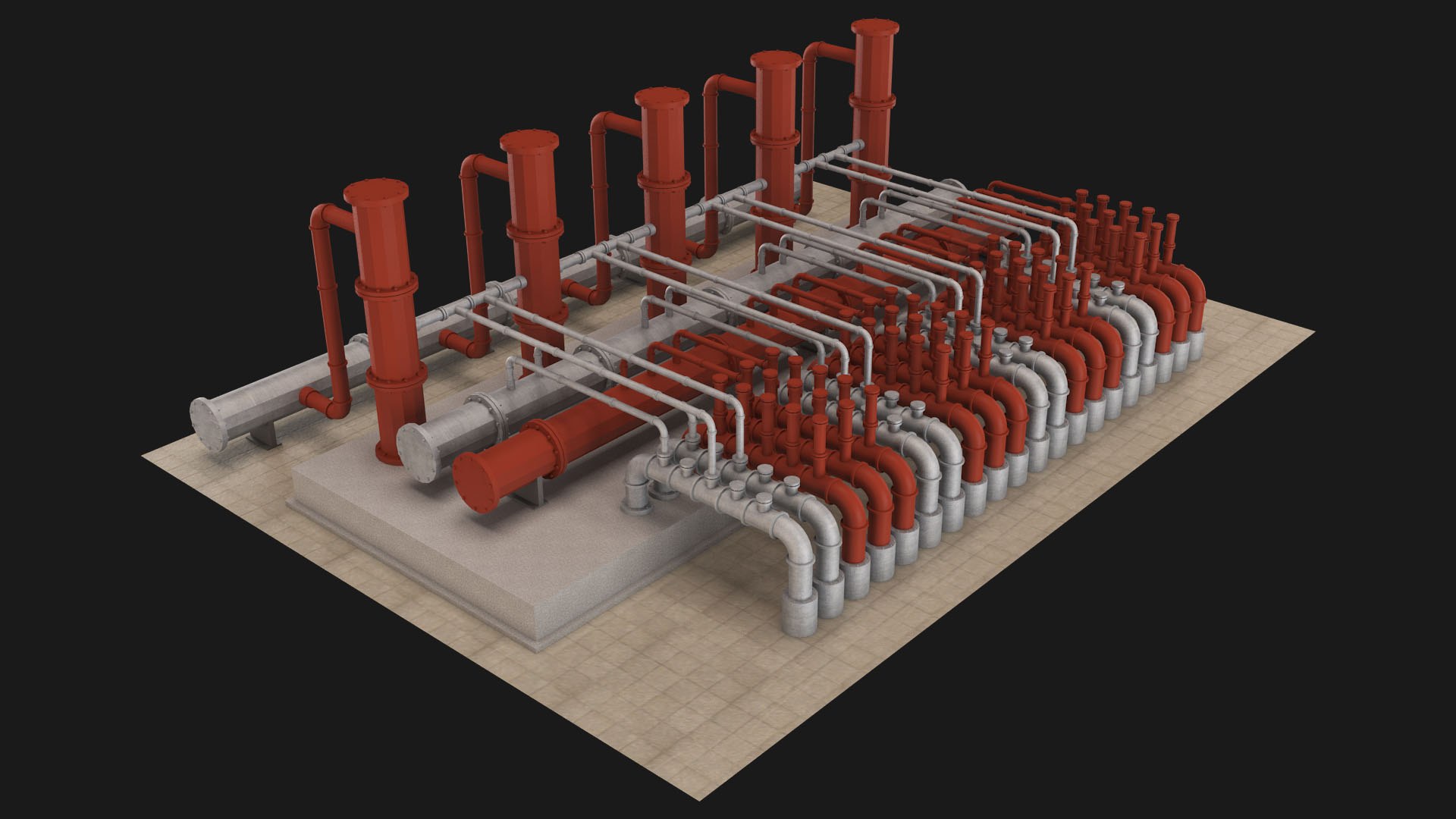 3D Piping 1 Model - TurboSquid 1538882