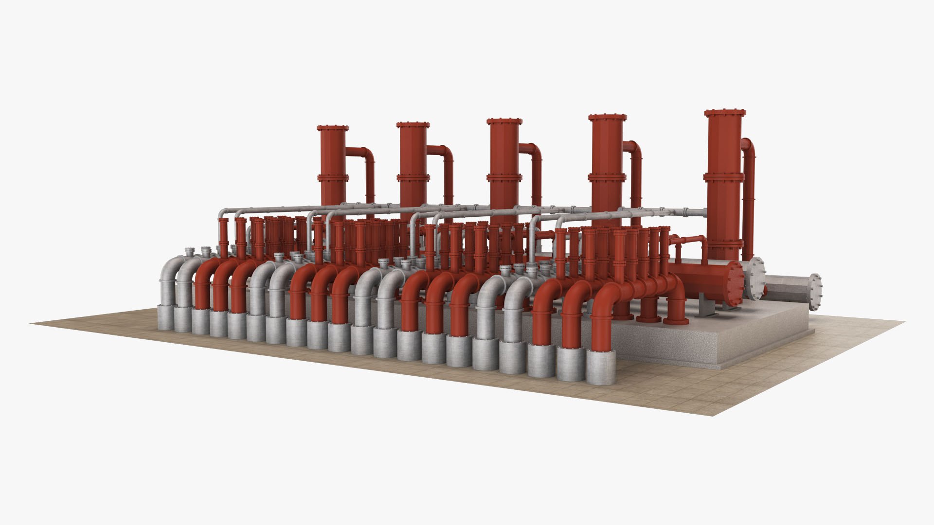 3D Piping 1 Model - TurboSquid 1538882