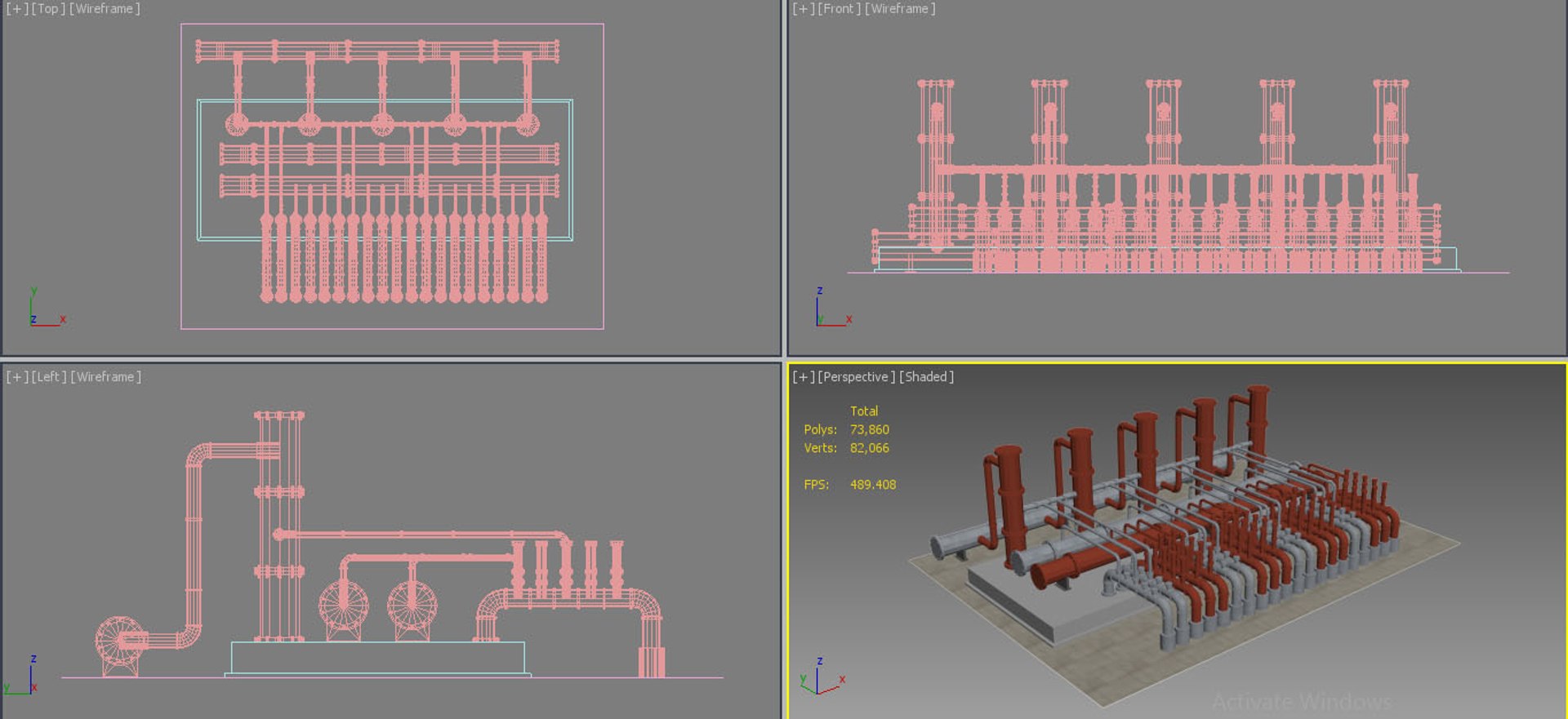 3D Piping 1 Model - TurboSquid 1538882