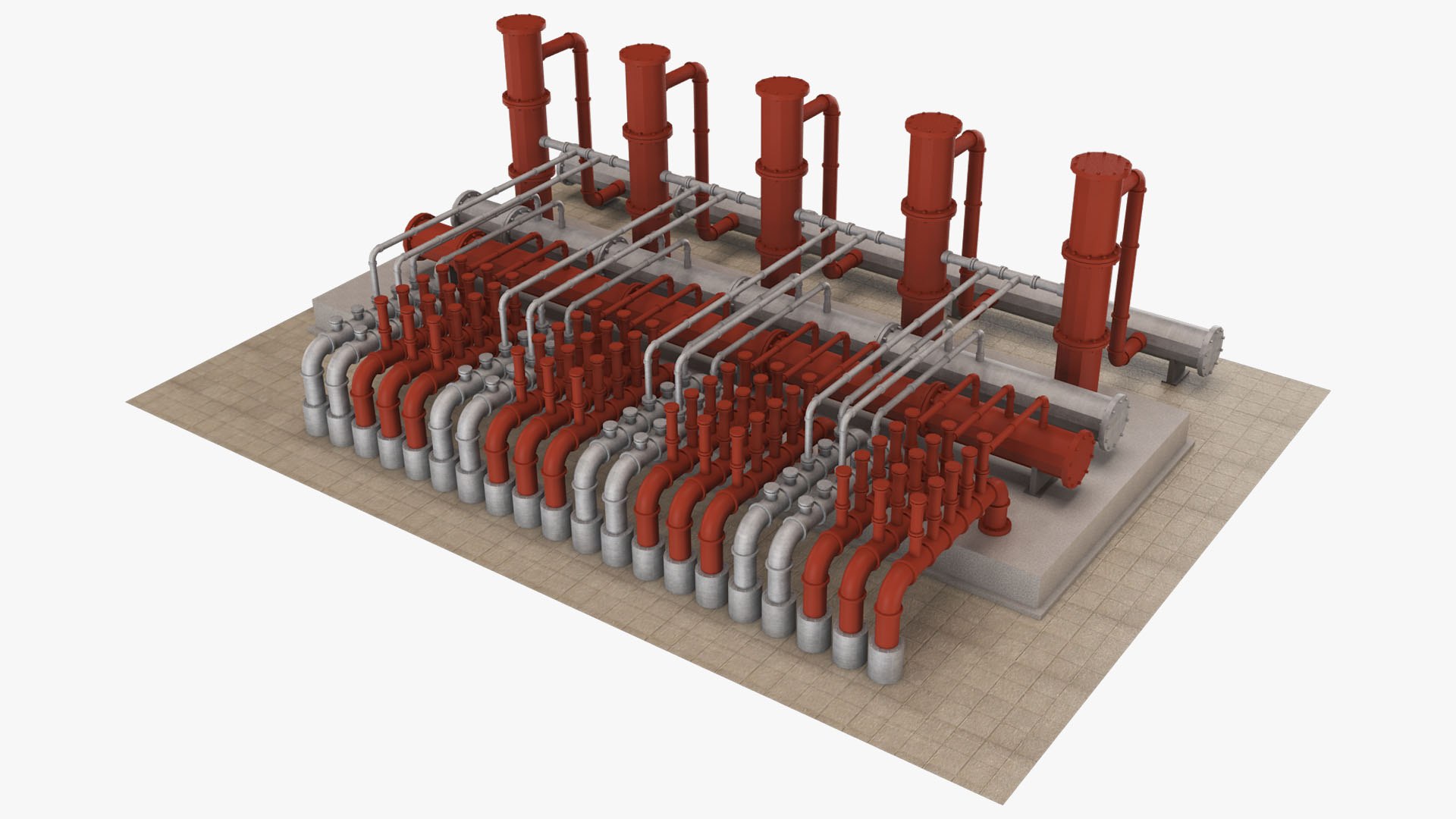 3D Piping 1 Model - TurboSquid 1538882