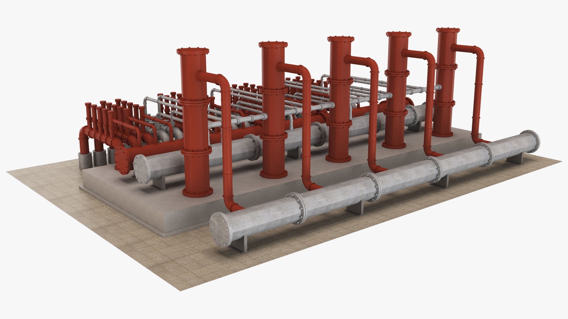 3D Piping 1 Model - TurboSquid 1538882