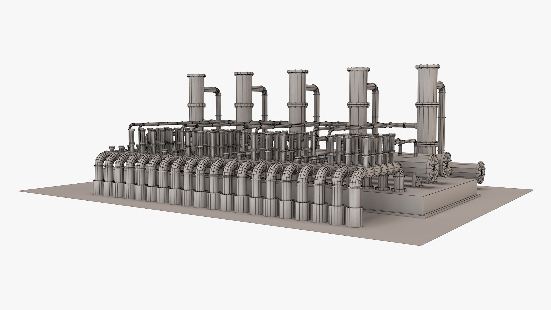 3D Piping 1 Model - TurboSquid 1538882