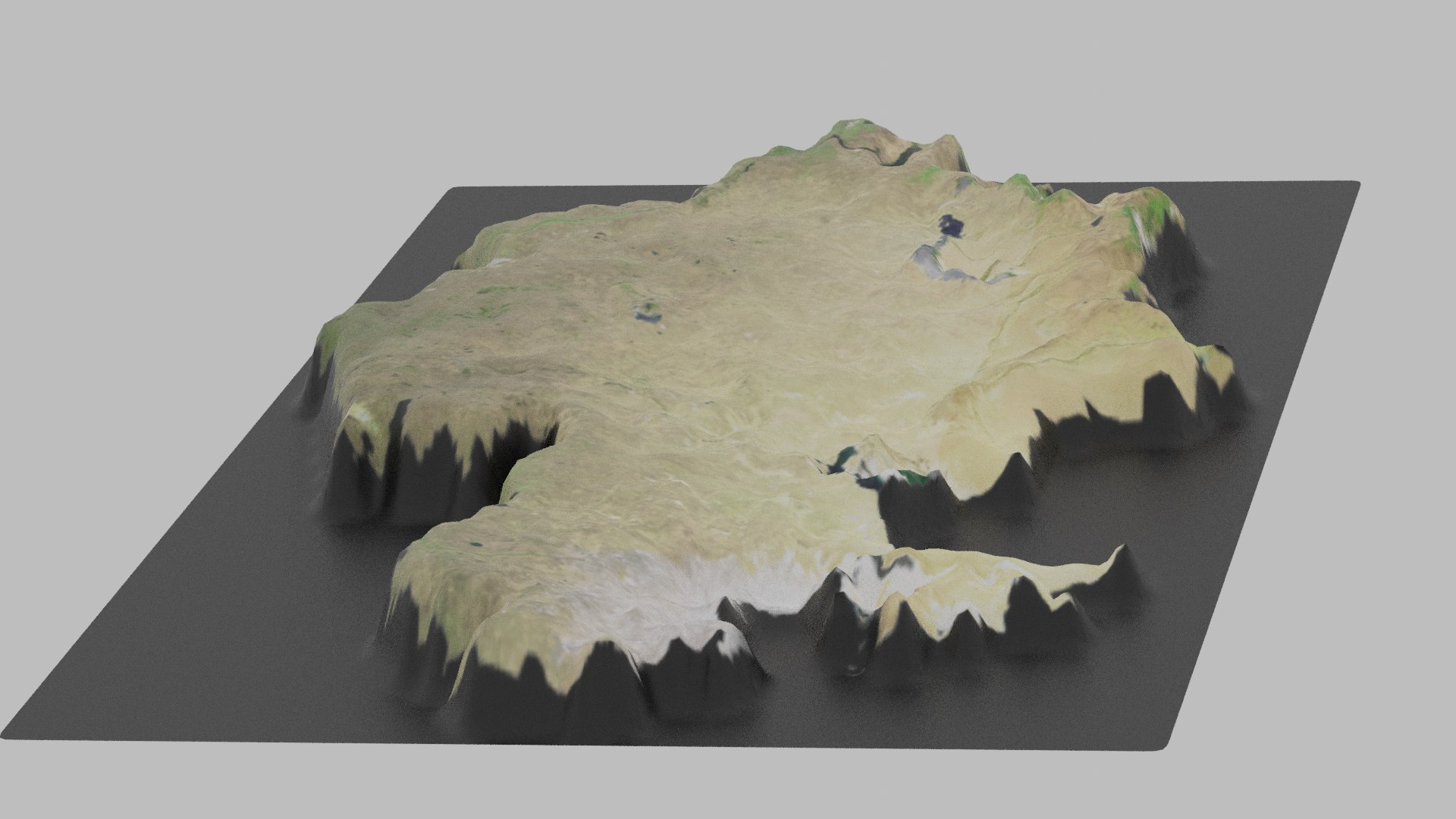 Kazakhstan Map Country 3D - TurboSquid 2076221