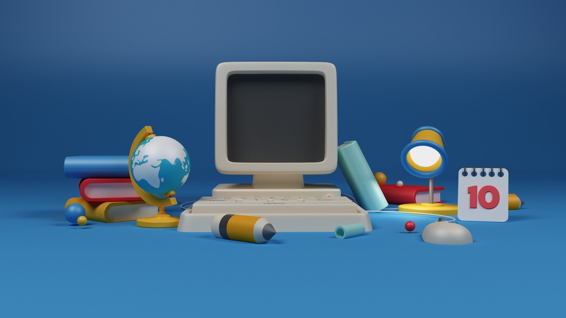 Cartoon Computer 3D Model - TurboSquid 2027501