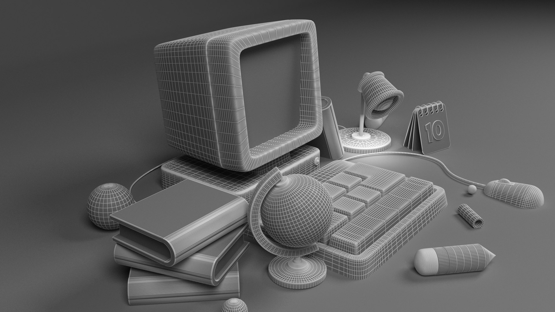 Cartoon Computer 3D Model - TurboSquid 2027501