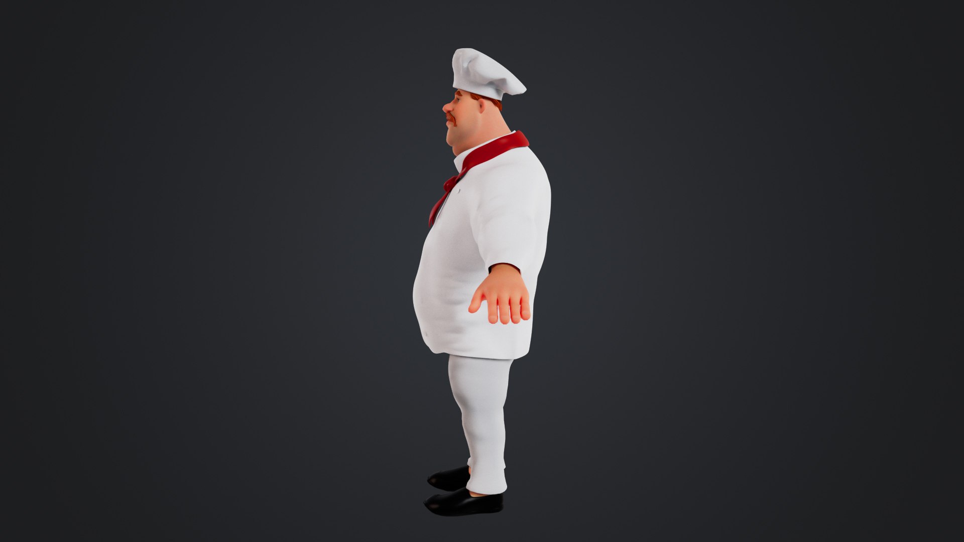 Cartoon Chef Rigged 3D Model - TurboSquid 2352468