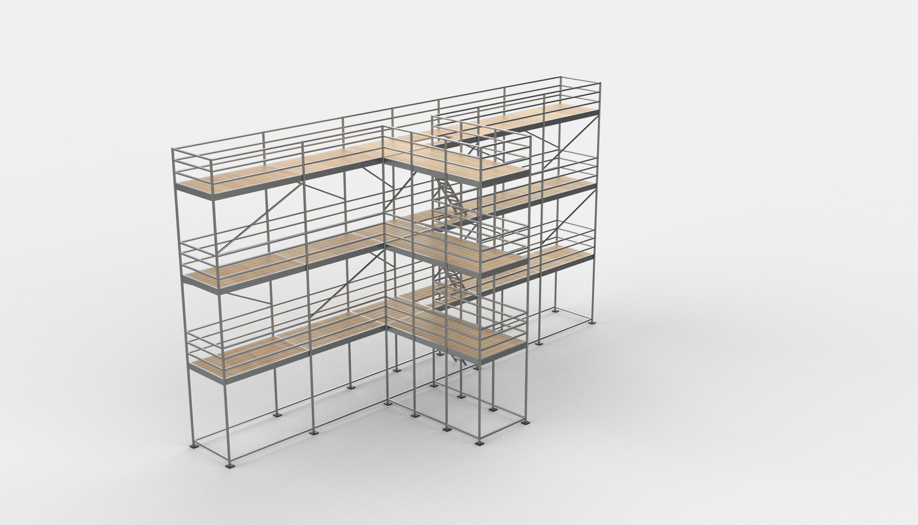 3D модель 3D-модель строительных лесов - TurboSquid 2514641