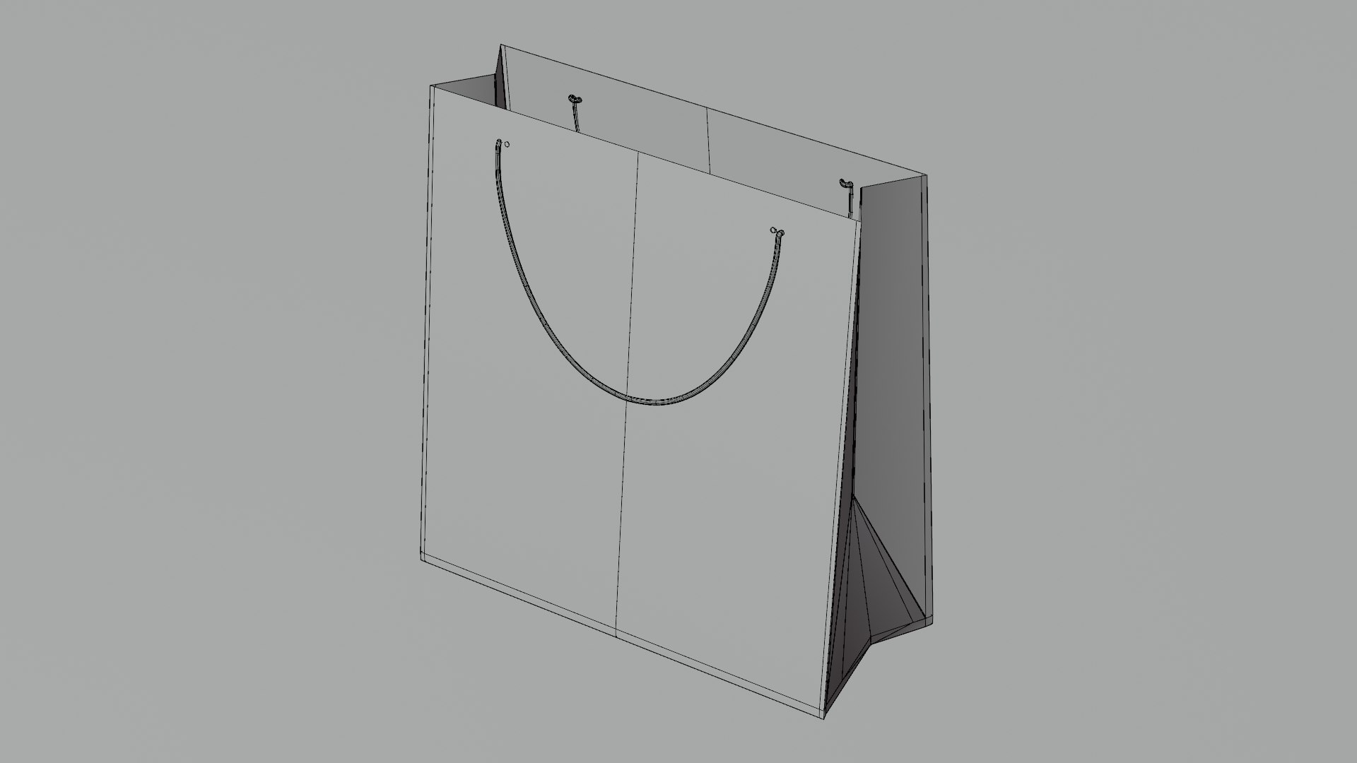 Paper Bag 3D Model - TurboSquid 2158446