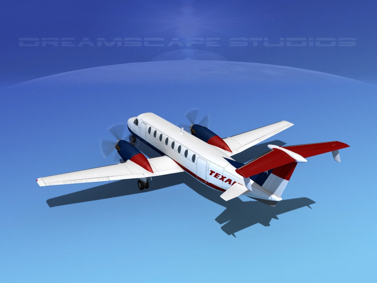 Beechcraft 1900c 3d Model