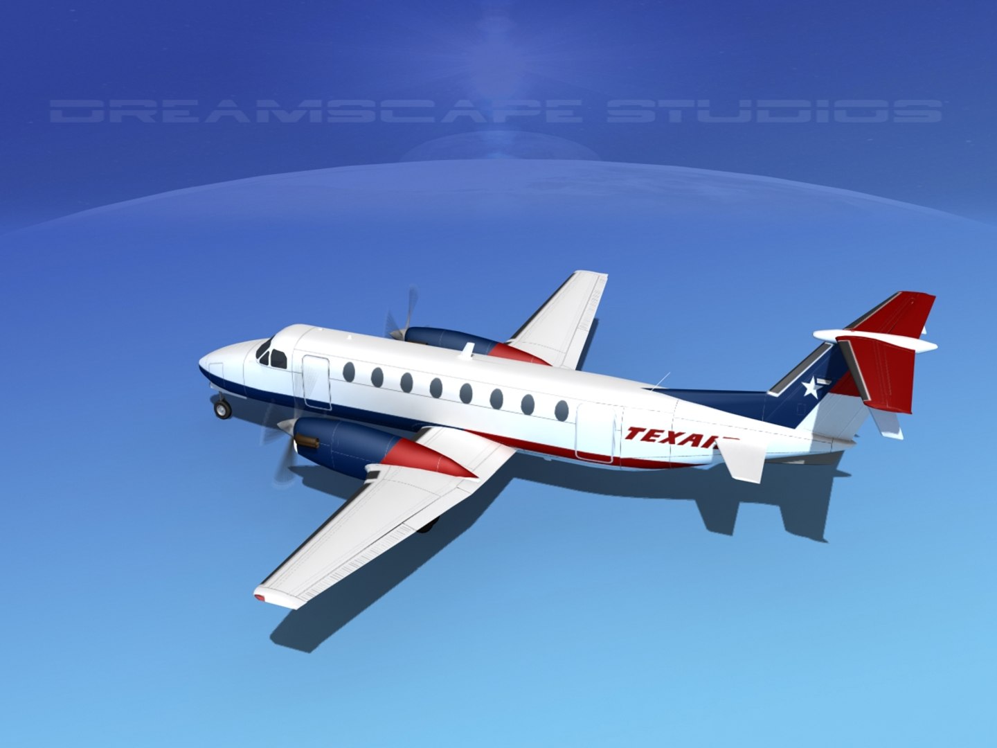 Beechcraft 1900c 3d Model