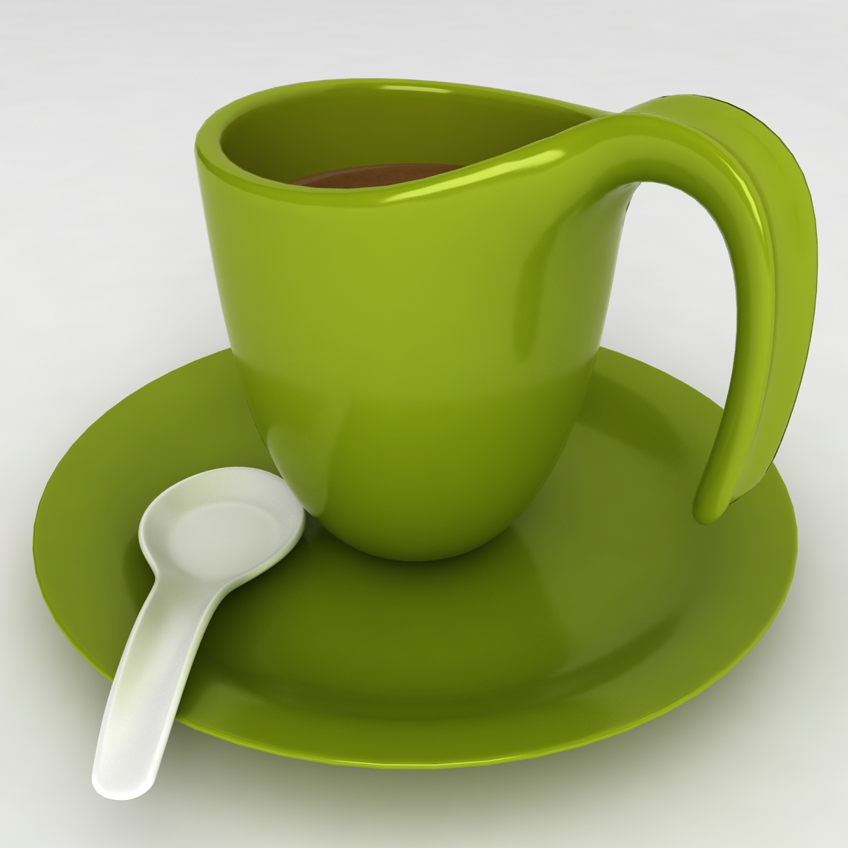 3d model cup coffe coffee