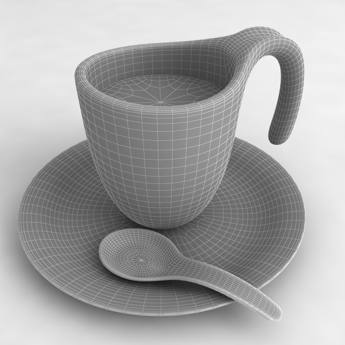 3d model cup coffe coffee
