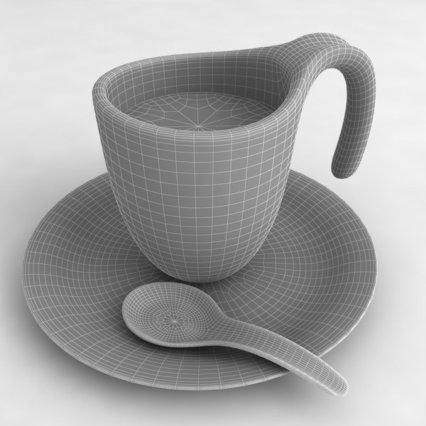3d model cup coffe coffee