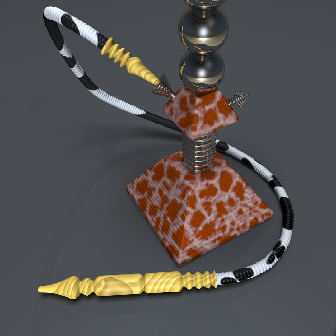 3d Model Pyramid Hookah