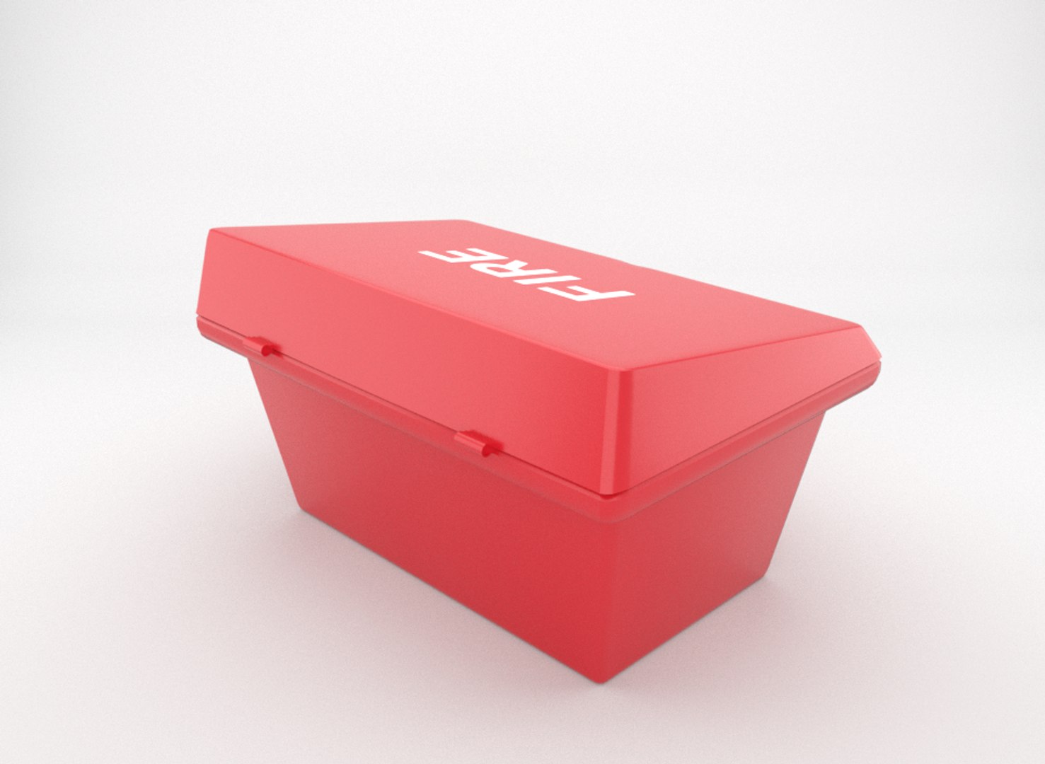 3d Model Fire-fighting Sand Box